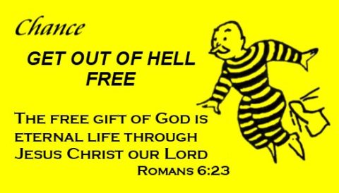 Get Out of Hell Free (card size) | Bible Doctrines to Live By